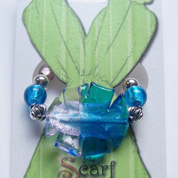 Scarf Jewelry-scarf Clasp-clip Holder Magnetic Clasp Silver Tone Pewter ...