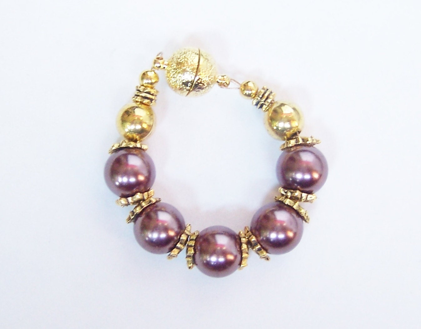 Scarf Jewelry-scarf Clasp-clip Holder Magnetic Clasp 10mm Purple Glass ...