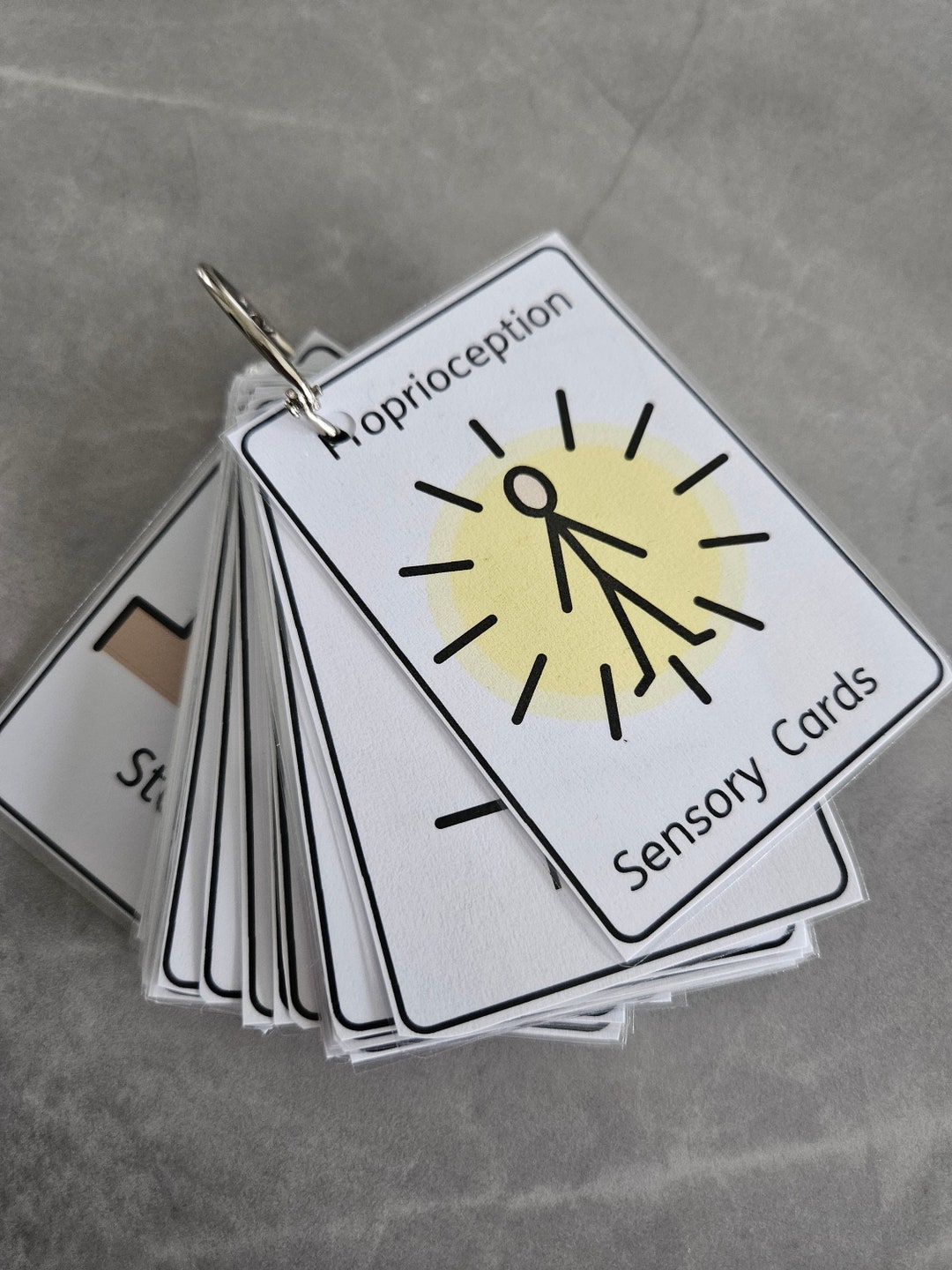 Proprioception Sensory Cards - Etsy UK