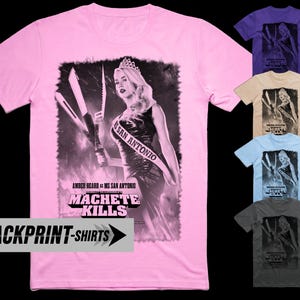 Machete Kills V15 Movie Poster Classic Vintage T Shirt 18 Colors Men's ...