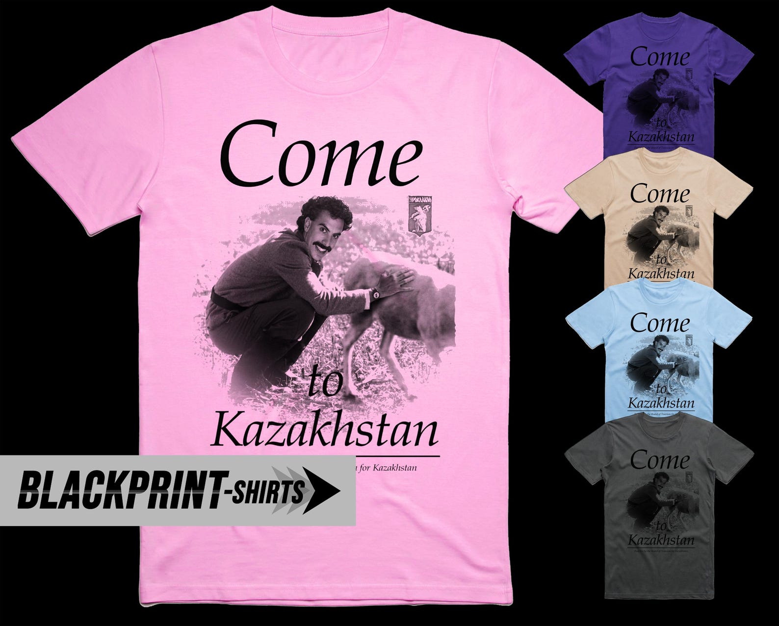 Borat V2 Movie Poster Classic Vintage T Shirt 18 Colors Men's Women's ...