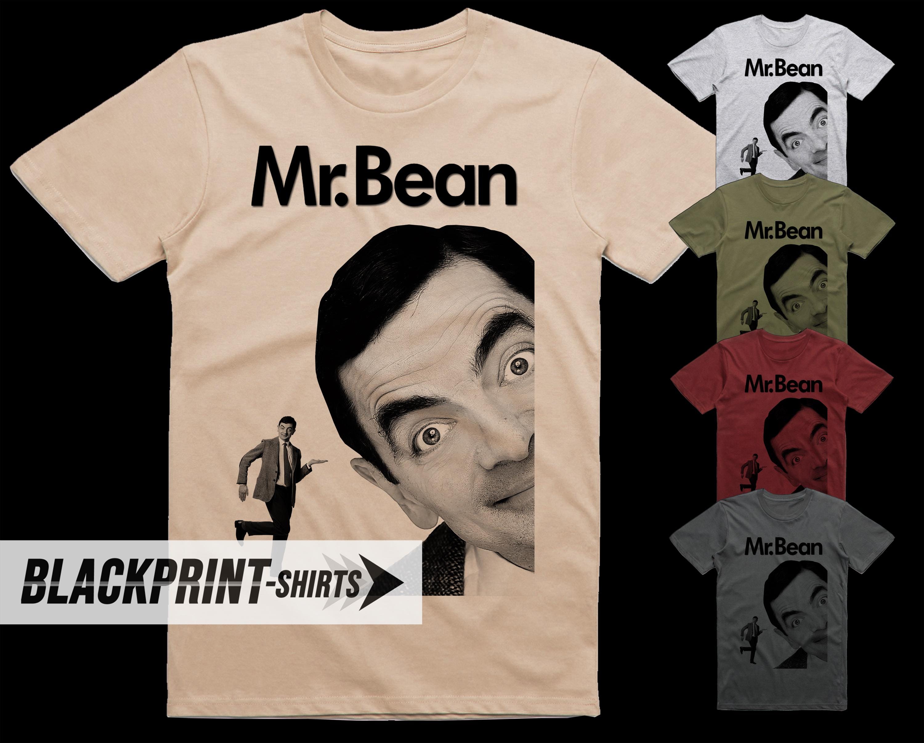 Mr. Bean V1 Movie Poster Classic Vintage T Shirt 18 Colors Men's Women ...