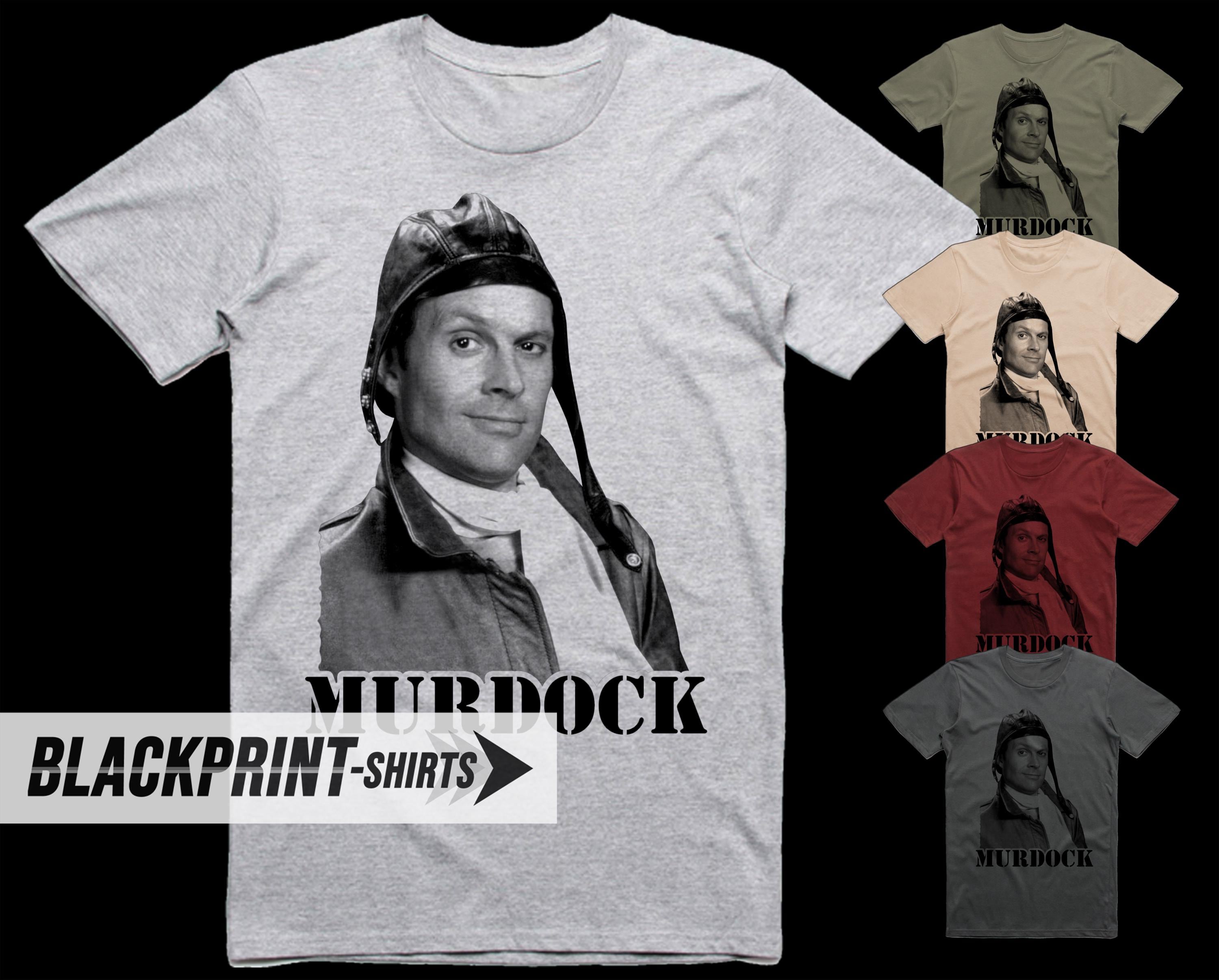 The A-team Murdock V2 Movie Poster Classic Vintage T Shirt 18 Colors ...