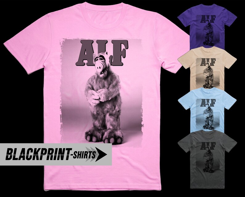 Alf V13 Poster Movie Classic Vintage T Shirt 18 Colors Men's Women's ...