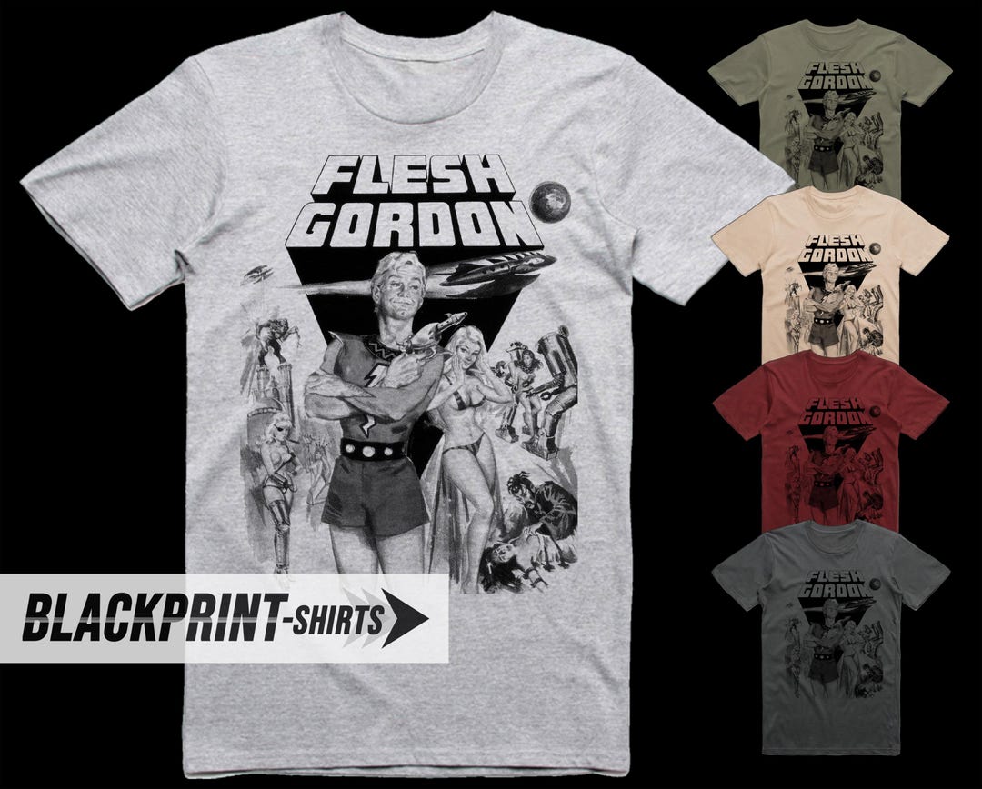 Flash Gordon V1 Movie Poster Classic Vintage T Shirt 18 Colors Men's ...