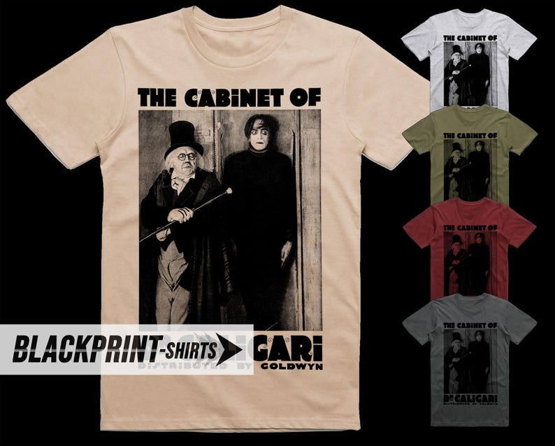 The Cabinet of Dr. Caligari Movie Poster Classic Vintage T Shirt 18 ...
