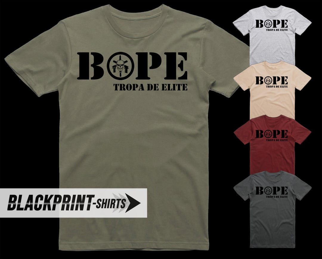 BOPE V2 Movie Poster Classic Vintage T Shirt 18 Colors Men's Women's ...