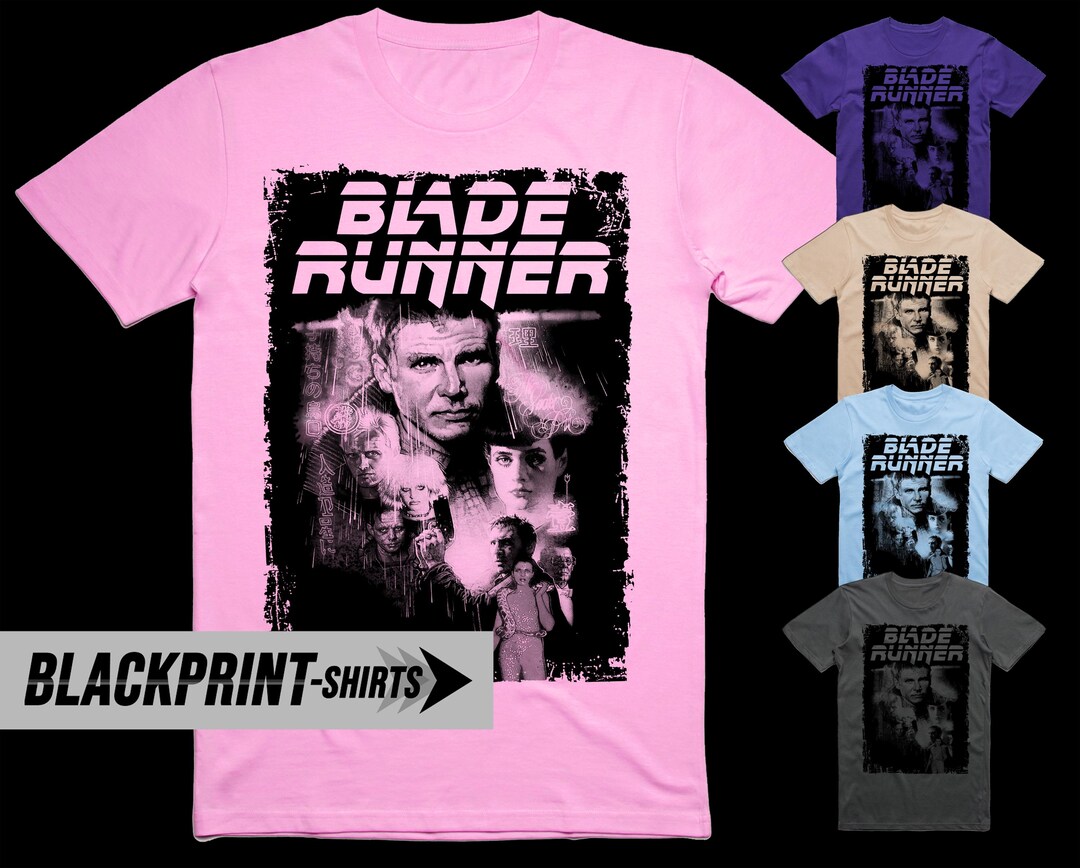 Blade Runner V2 Movie Poster Classic Vintage T Shirt 18 Colors Men's ...