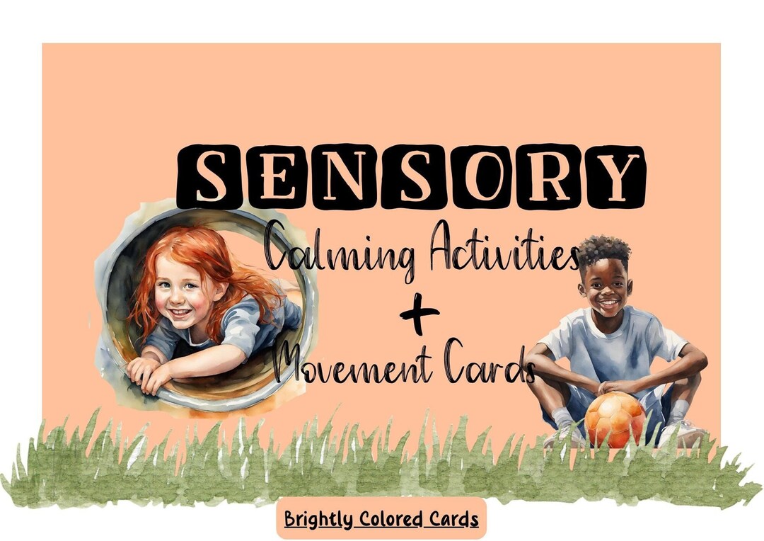 Sensory Calming Activities Movement Cards Coping Strategy Sensory ...