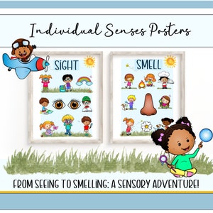 All About Your Senses Poster Dark 5 Senses Sorting Educational ...