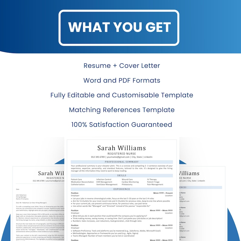 Nurse Resume & Cover Letter Writing Service | Tailored Ats-friendly ...