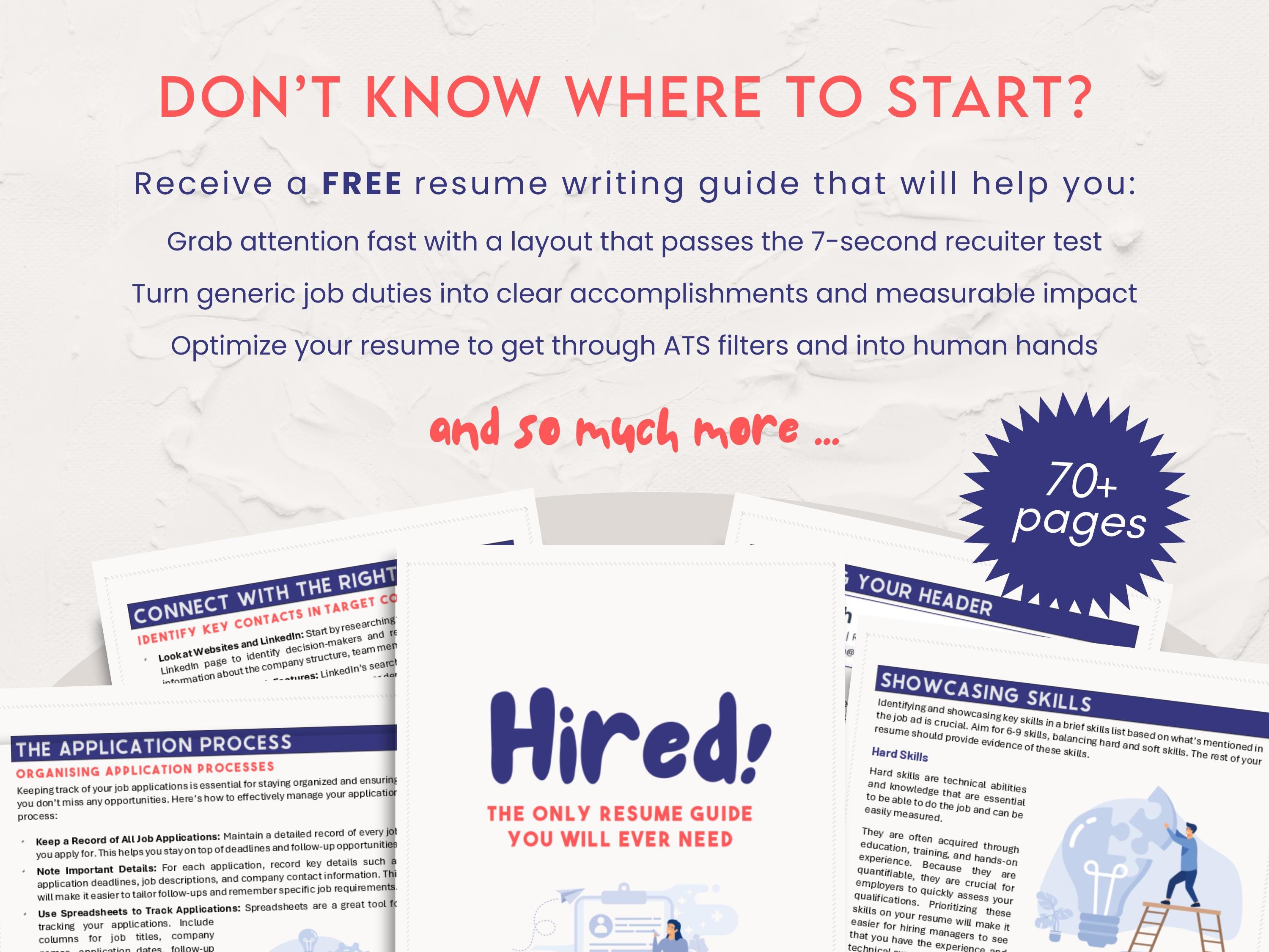 Jake's Resume Word DOCX Google Docs Template | IT, Tech, Software ...