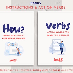 Jake's Resume Word DOCX Google Docs Template | IT, Tech, Software ...