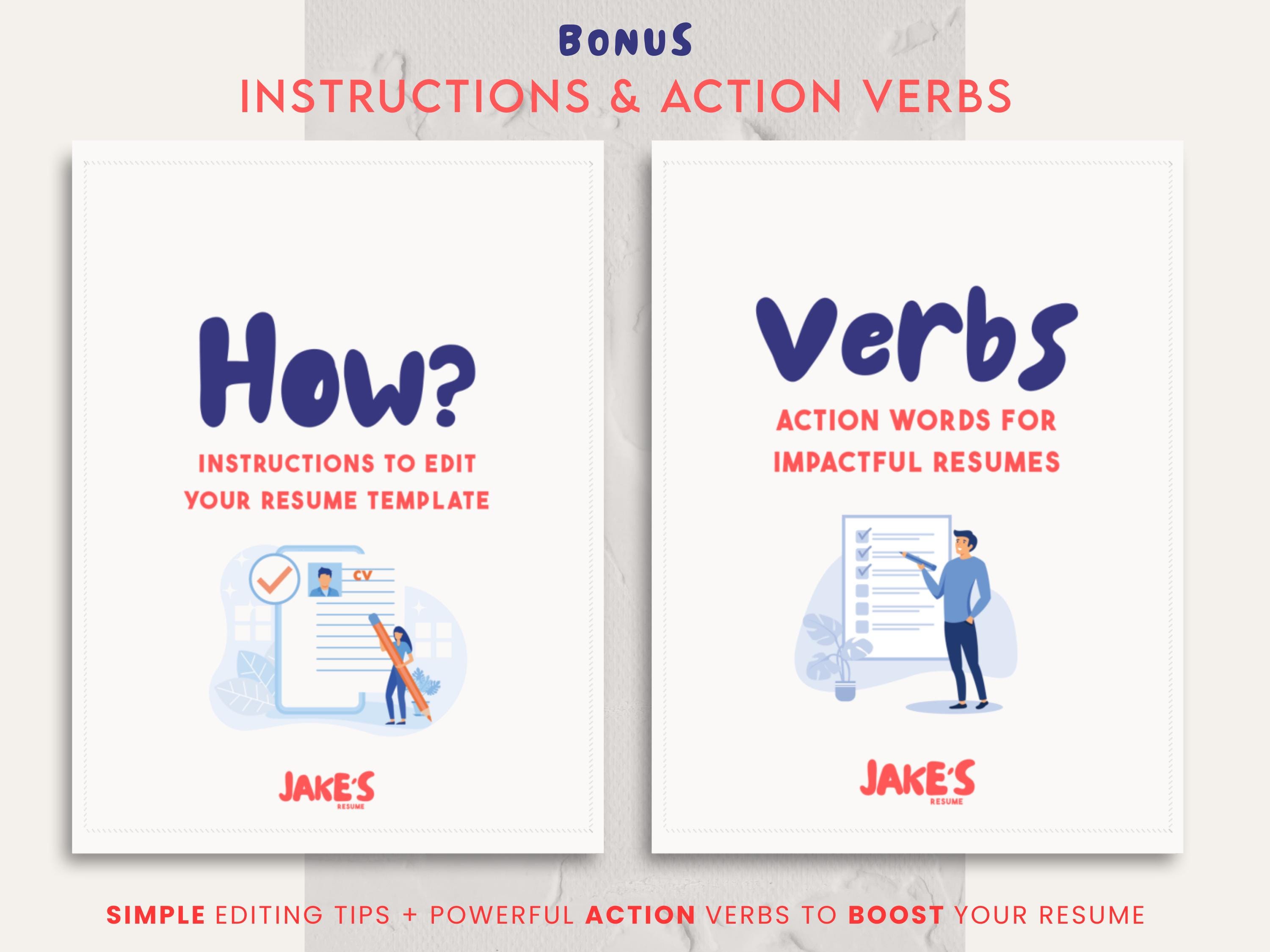 Jake's Resume Word DOCX Google Docs Template | IT, Tech, Software ...