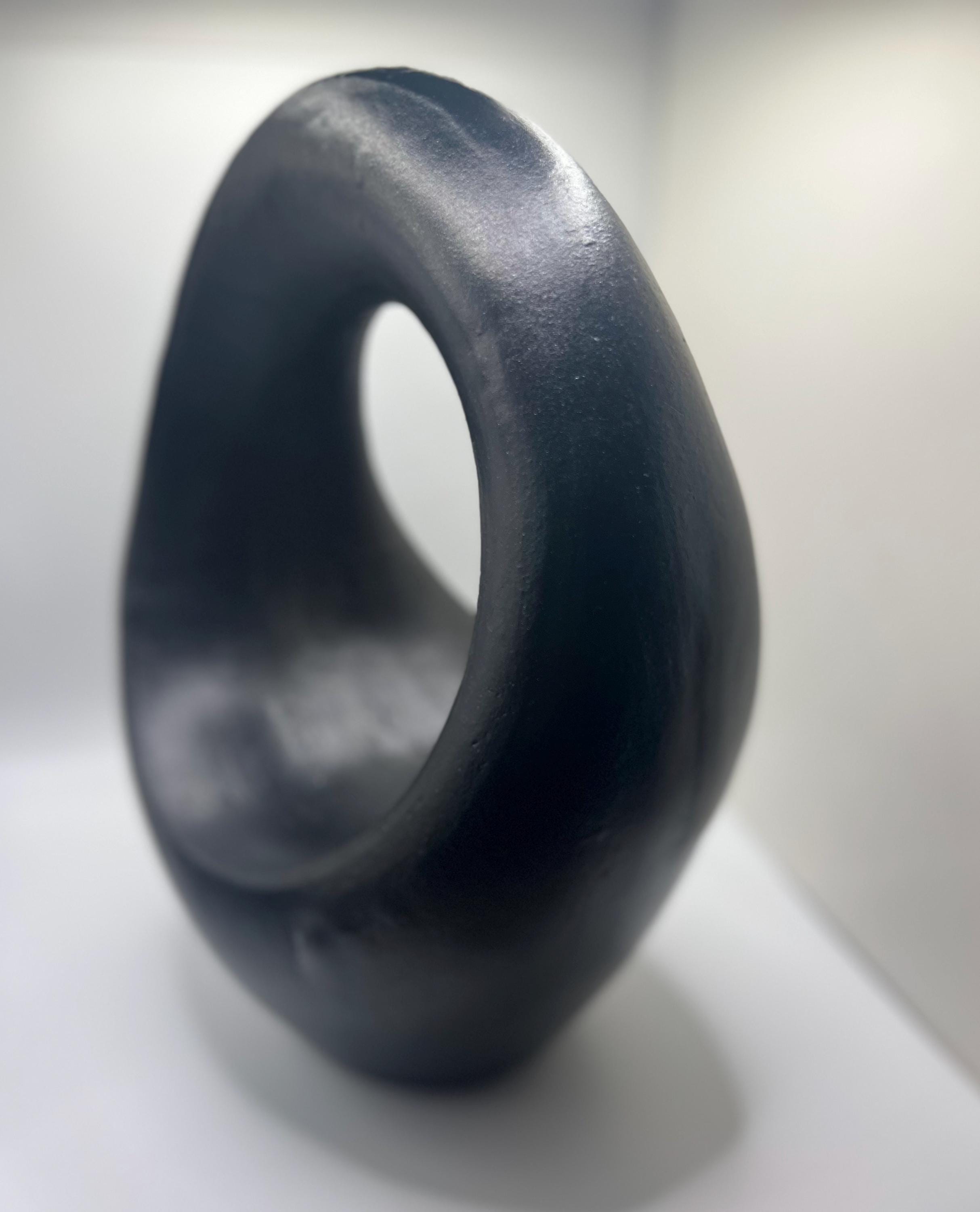 1970s Postmodern Biomorphic Black Sculpture - Etsy