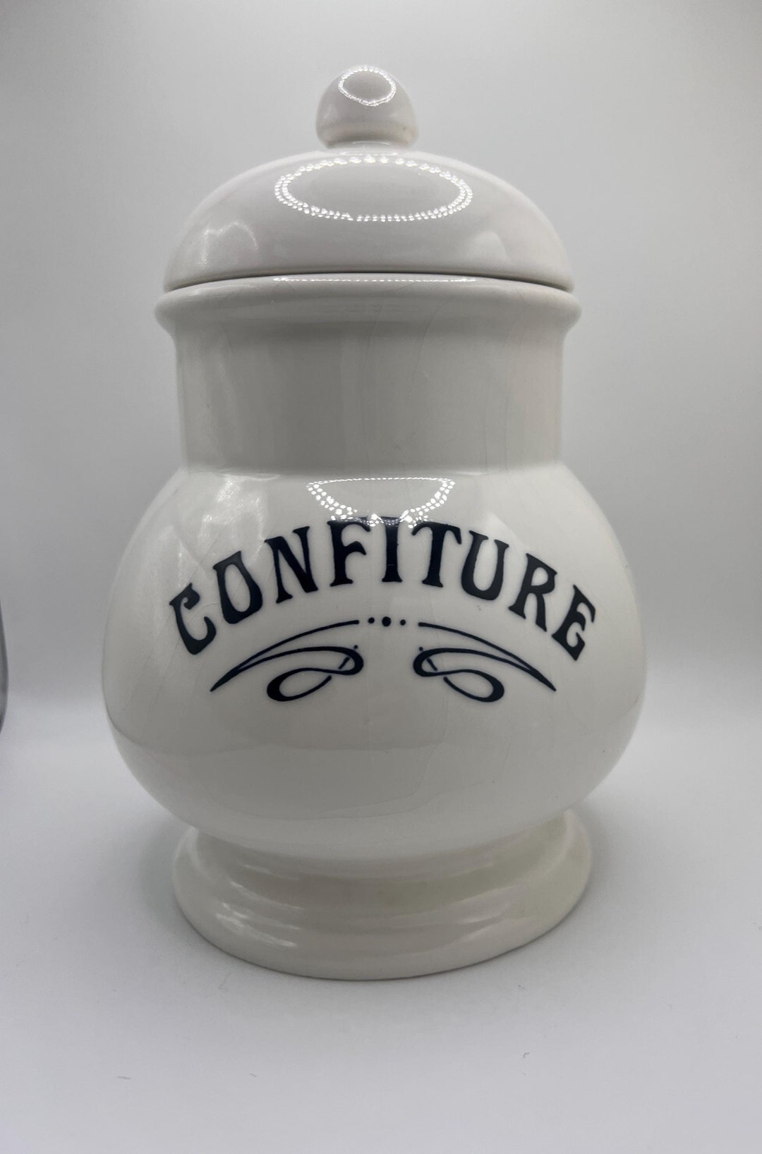 Vintage Sigma Confiture Jar With Lid French Country Charm - Etsy