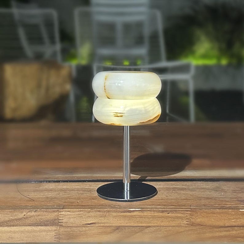 Luxury Donut Wall Lamp | Onyx Lamp | Remote Control Lamp | Jade Lamp ...