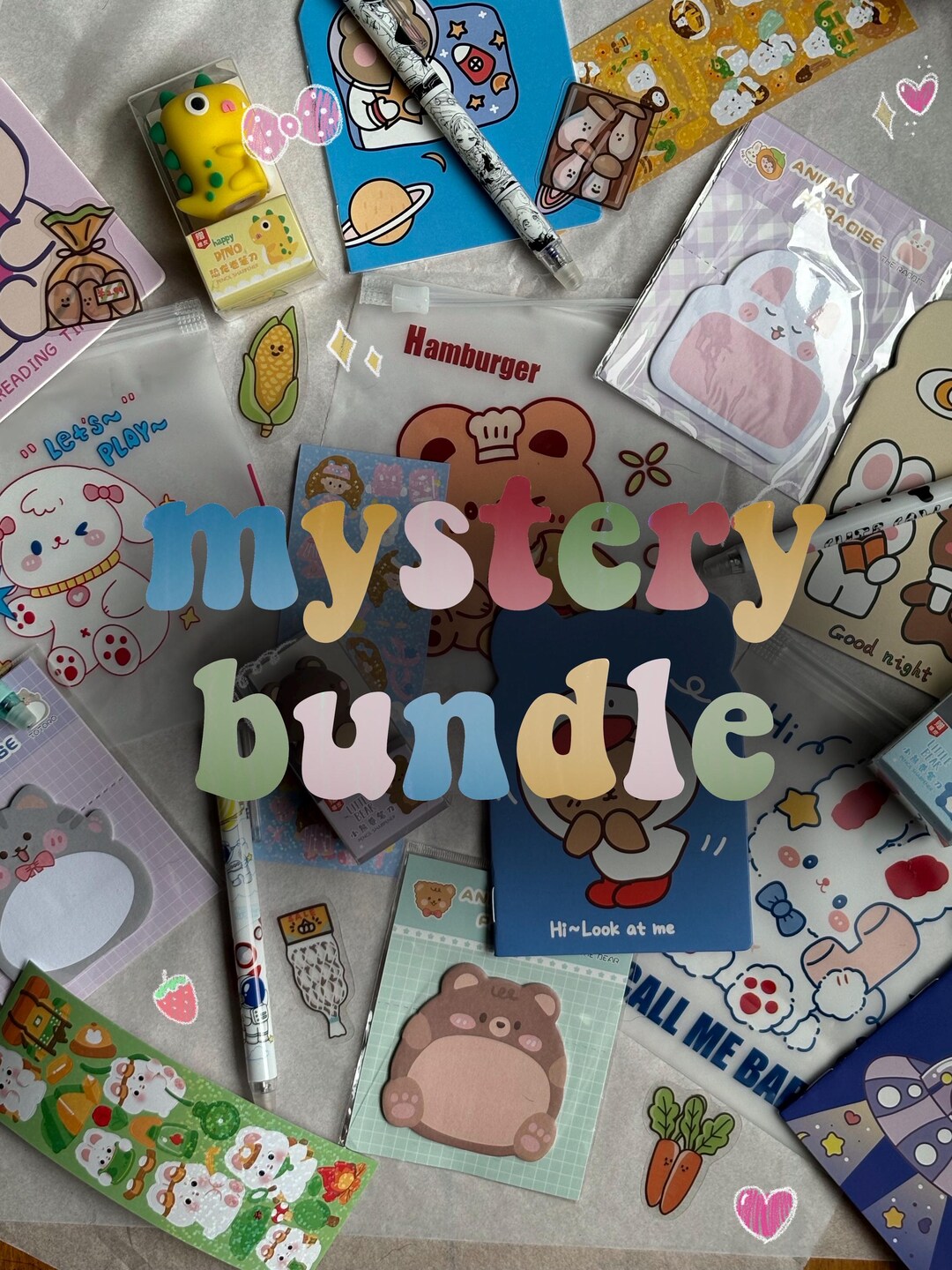 Kawaii Stationary Mystery Bundle | Small Mystery Bundle | Japanese ...
