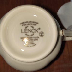 Vintage Lenox Tea Cup and Saucer - Etsy