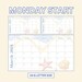 2024 Calendar Monthly Beach Themed Aesthetic Template Printable PDF - Etsy