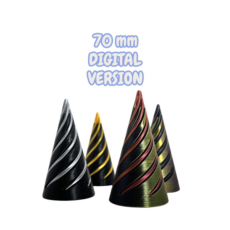 Spiral Fidget 3d Print - Etsy