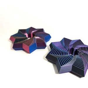 Fractal Star Fidget Toy - 3D Printable STL File - Stress Relief and ...