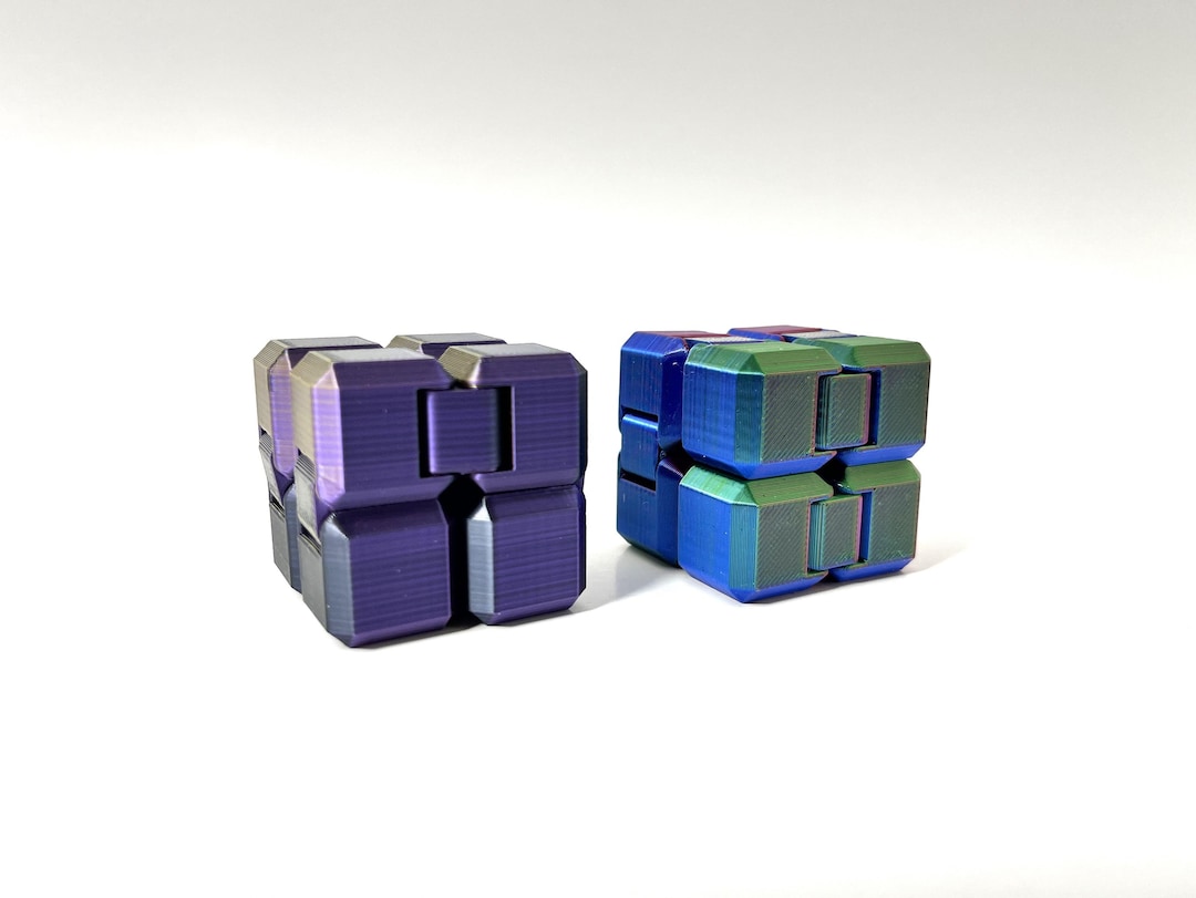 Infinite Cube Fidget Toy – 3D Printed - Anti-anxiety and Relaxing - Etsy