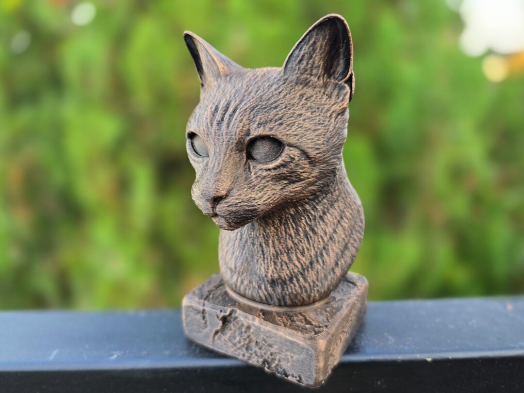 Hand-painted Bust - Egyptian Mau | Item No.: B-MP-ÄGY-TB - Etsy