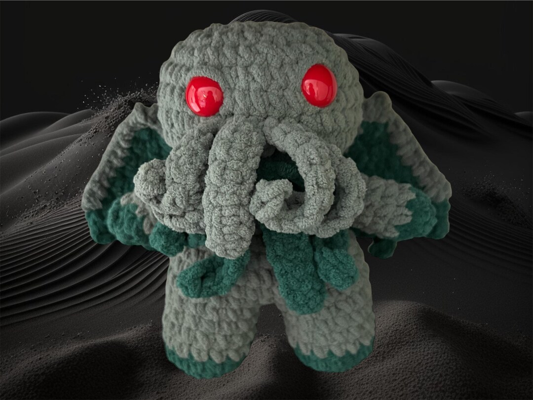 Cthulhu Crochet Handmade Plushie Doll - Etsy