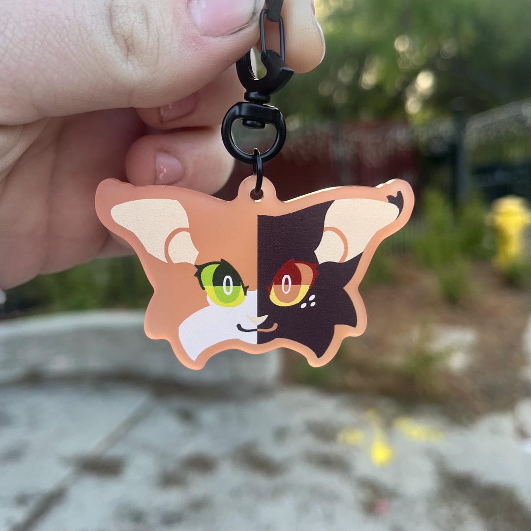 Moonpaw Warrior Cats Frosted Acrylic Keychain - Etsy