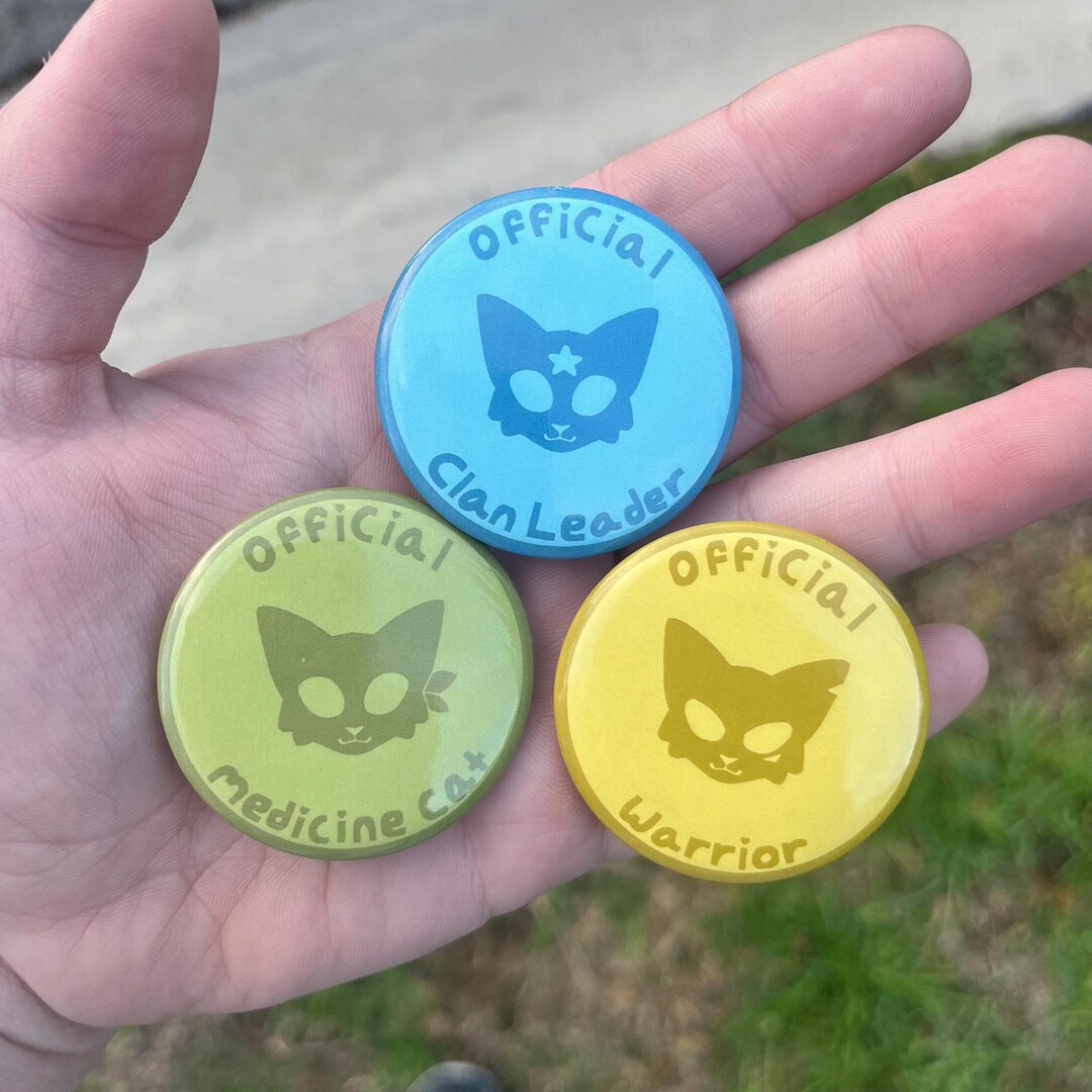 War Cat Rank Button Pins - Etsy