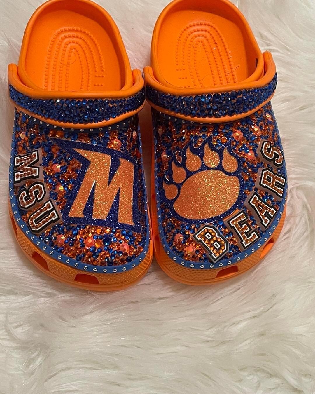 Custom Bling Crocs | Sparkle Rhinestone Crocs | Handmade Bedazzled ...