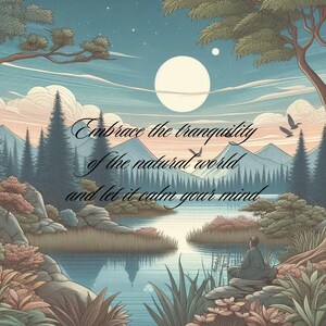 Nature's Serenity: A Calming Coloring Pages for Adults & Children ...