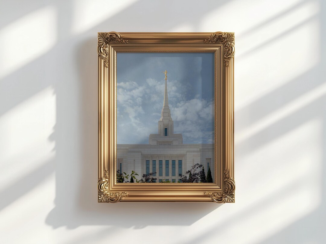 Ogden Temple Art | Ogden LDS Temple Physical Print - Etsy