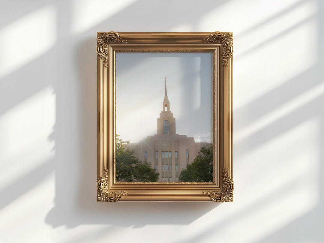 Red Cliffs Utah Temple LDS Temple Art - Etsy