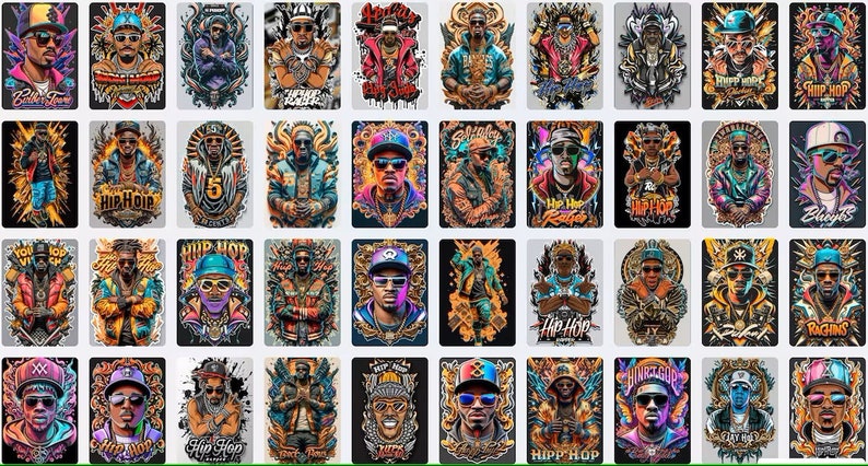 700+ Hip Hop Gangsta Rappers T-shirt Designs & Logos | Special Edition ...