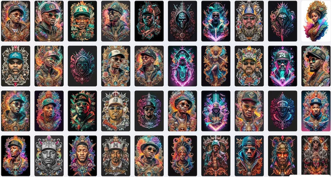 700+ Hip Hop Gangsta Rappers T-shirt Designs & Logos | Special Edition ...