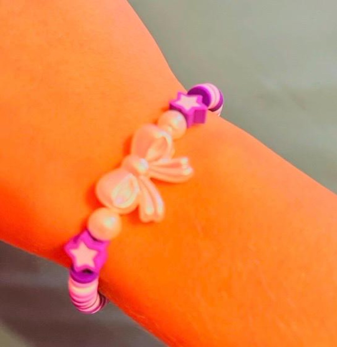 Preppy Purple Star Bracelet - Etsy