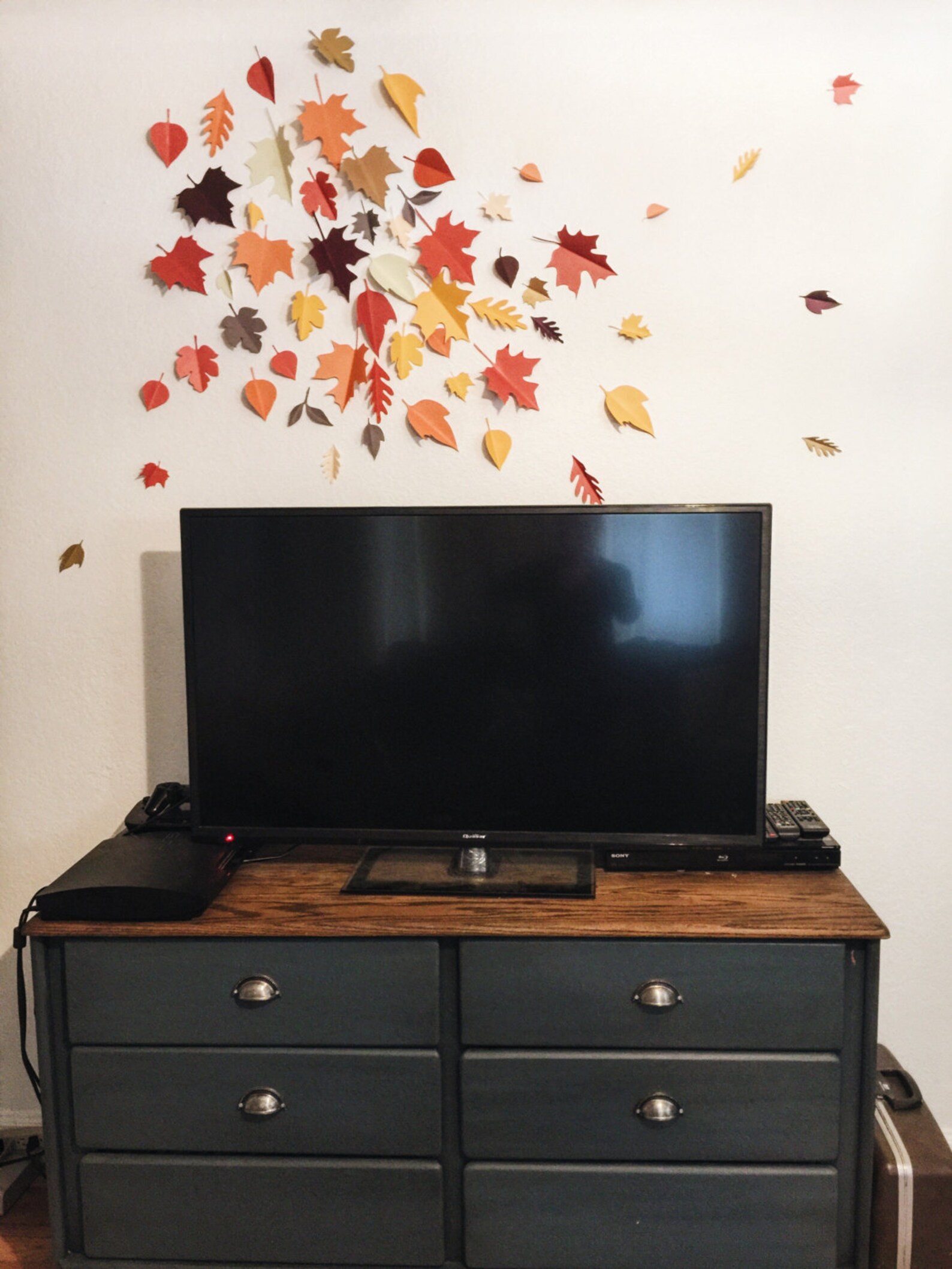 50 3D Autmn Fall Leaves Holiday Wall Decor. Living Space | Etsy