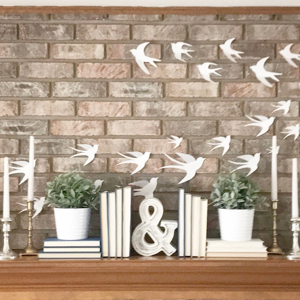 3D Bird Wall Decals Set of 15 3D Wall Decor Living Space | Etsy