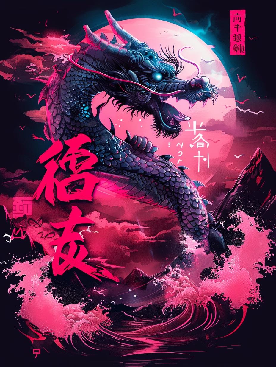 Dragon, Png, Dtf, Halftone, Transparent, 300dpi Clip Art, Ready for ...