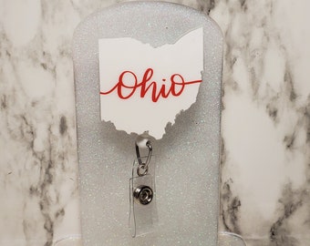 Ohio State Buckeyes Badge Reel - Etsy