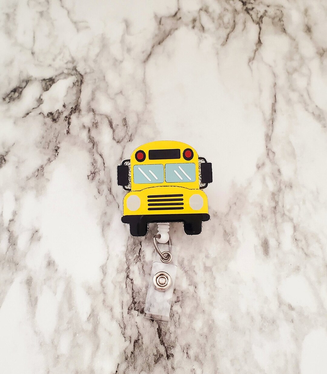 School Bus Badge Reel - Etsy