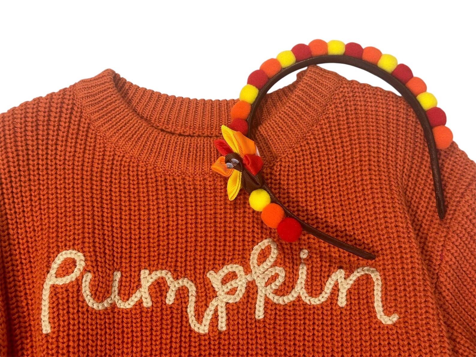 Thanksgiving Headband, Perfect for Toddler and Girls Fall Outfit Turkey ...