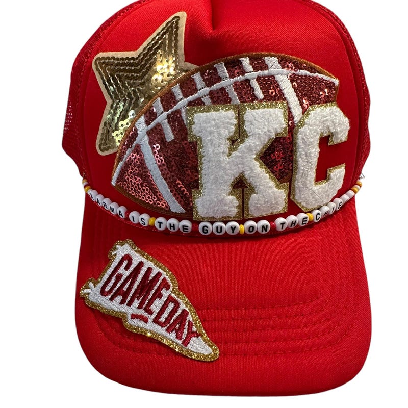 Kc Chiefs Hat - Etsy