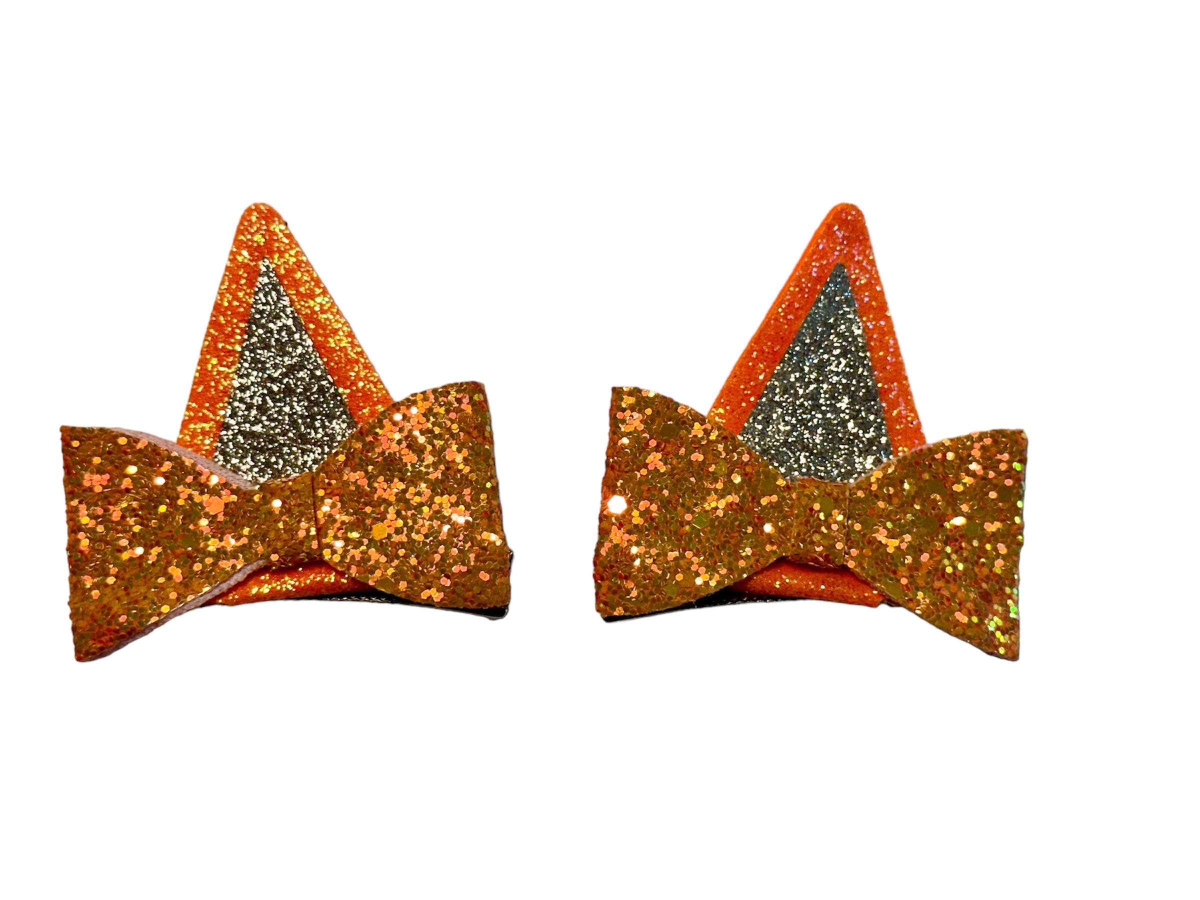 Bluey Inspired Dog Ear Hair Clips Bingo in Bluey or Bingo Hair Bow Set ...