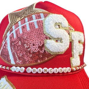 San Francisco Gameday Hat, San Francisco Trucker Hat, SF Game Day Hat ...
