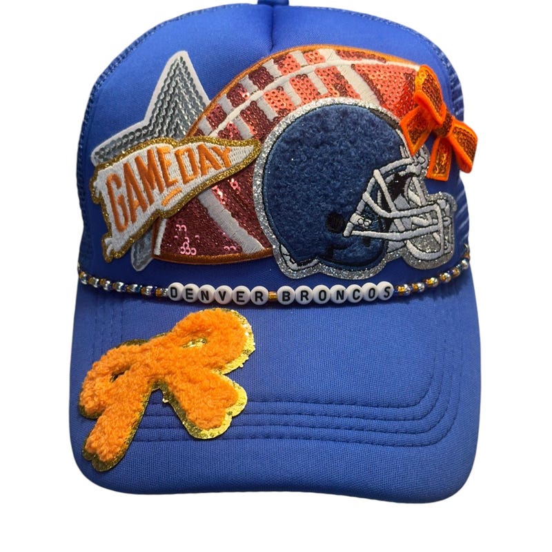 Denver Broncos Hat - Etsy