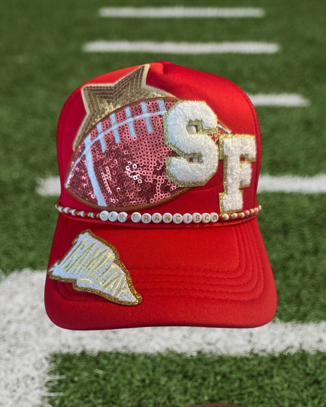 San Francisco Gameday Hat, San Francisco Trucker Hat, SF Game Day Hat ...