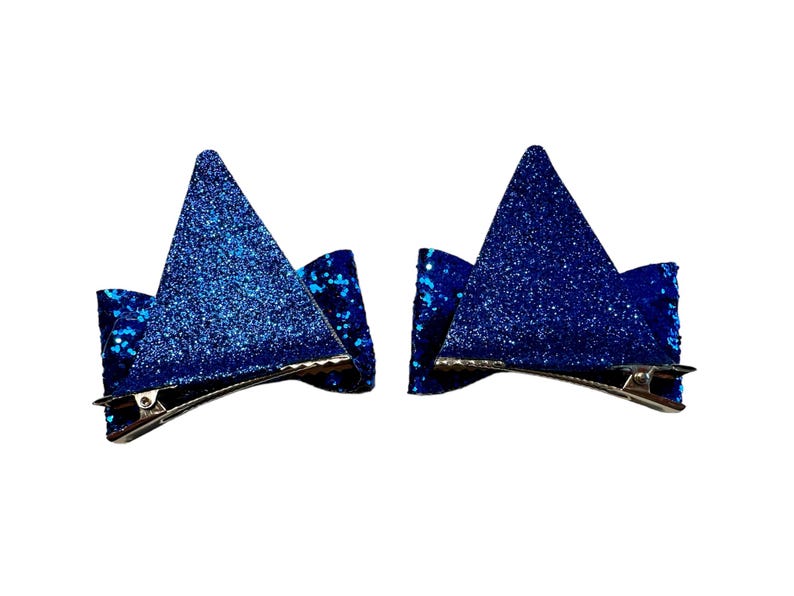Bluey Inspired Dog Ear Hair Clips Bingo in Bluey or Bingo Hair Bow Set ...